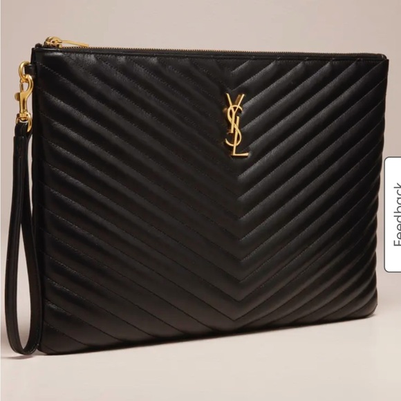 Bags | Used Ysl Large Pouch | Poshmark